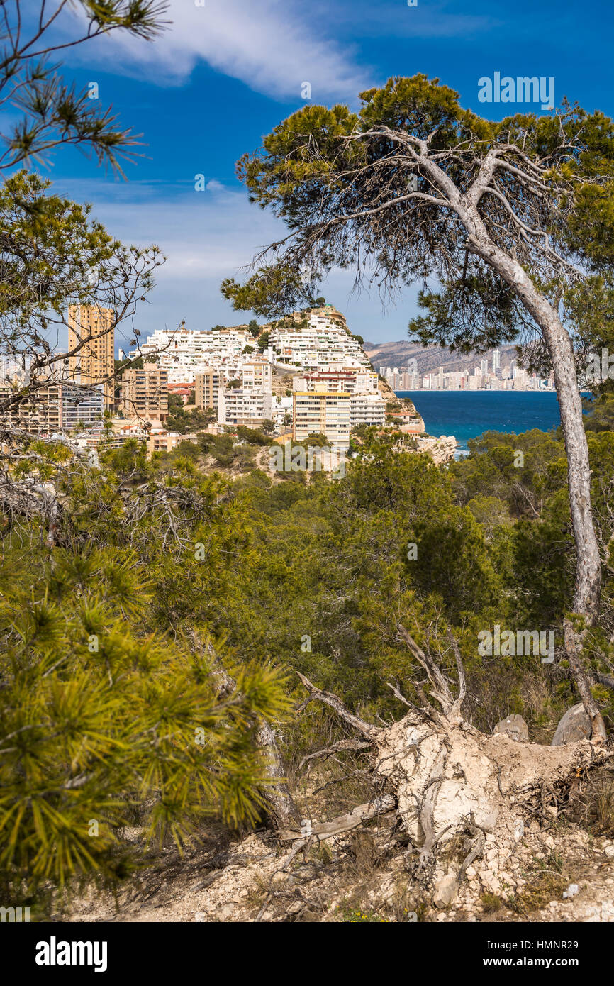 The village of Finestrat and the beachside resort of Cala Finestrat are ...