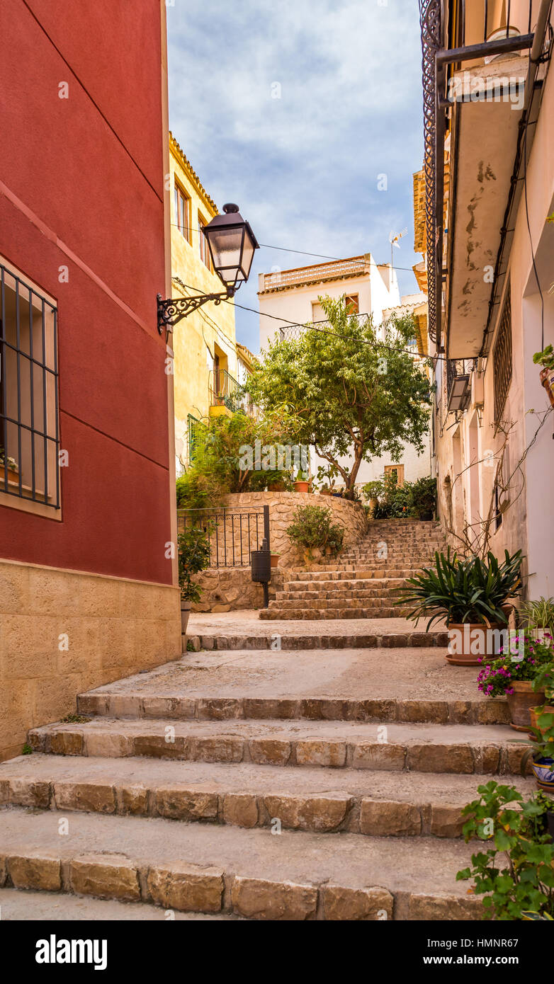The village of Finestrat and the beachside resort of Cala Finestrat are ...