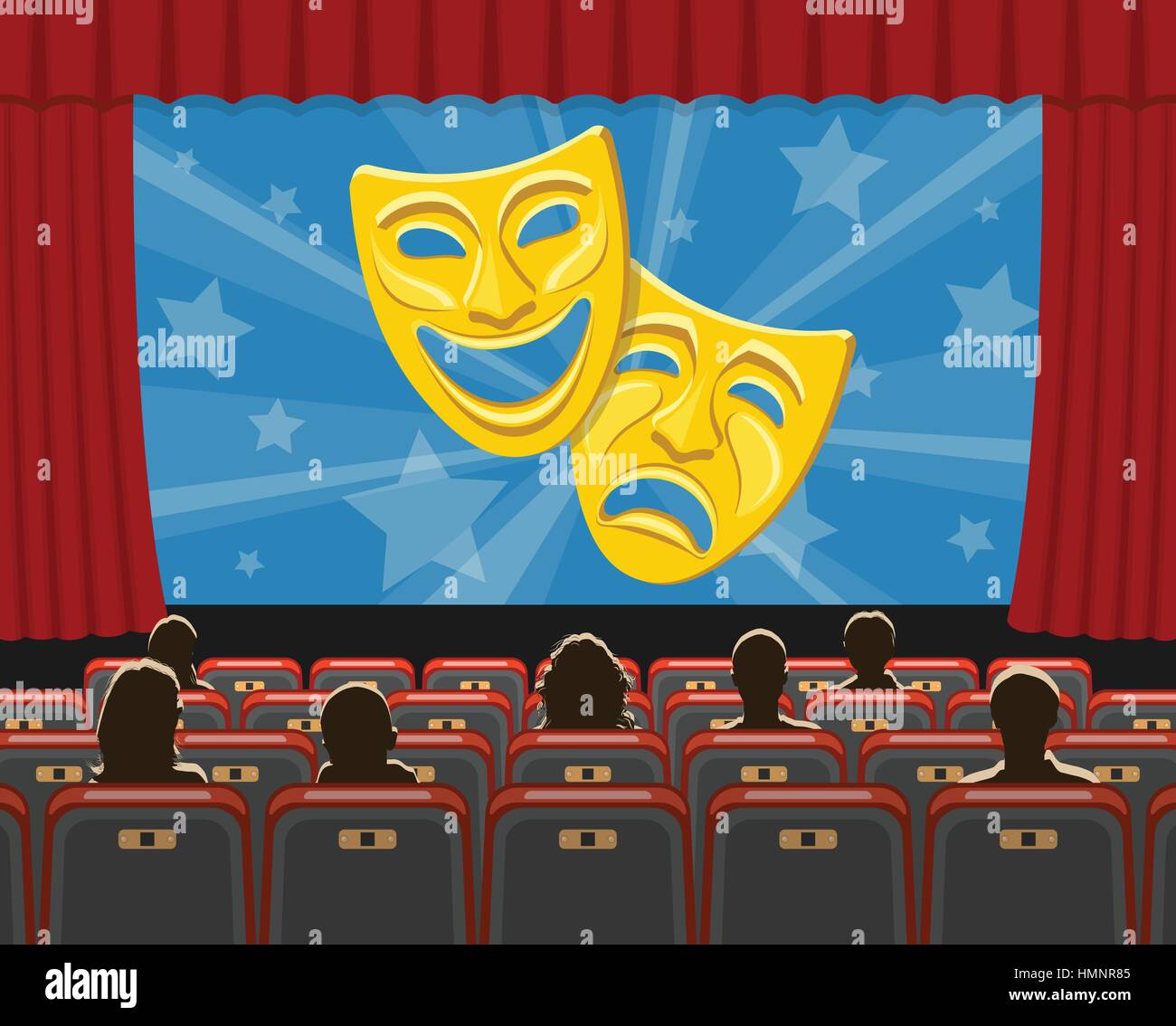Auditorium Stock Vector Images - Alamy