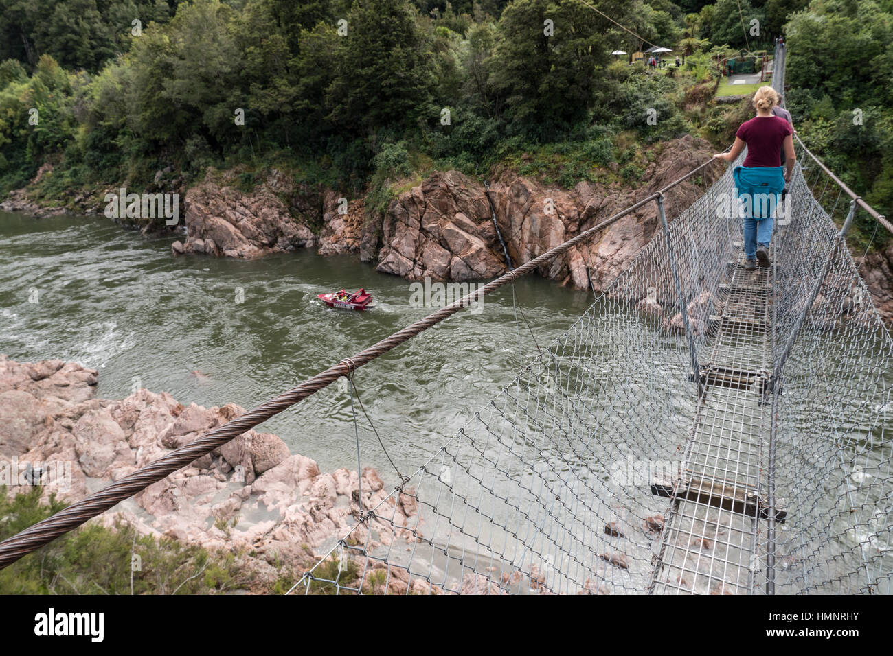 Buller gorge swingbridge hi-res stock photography and images - Alamy