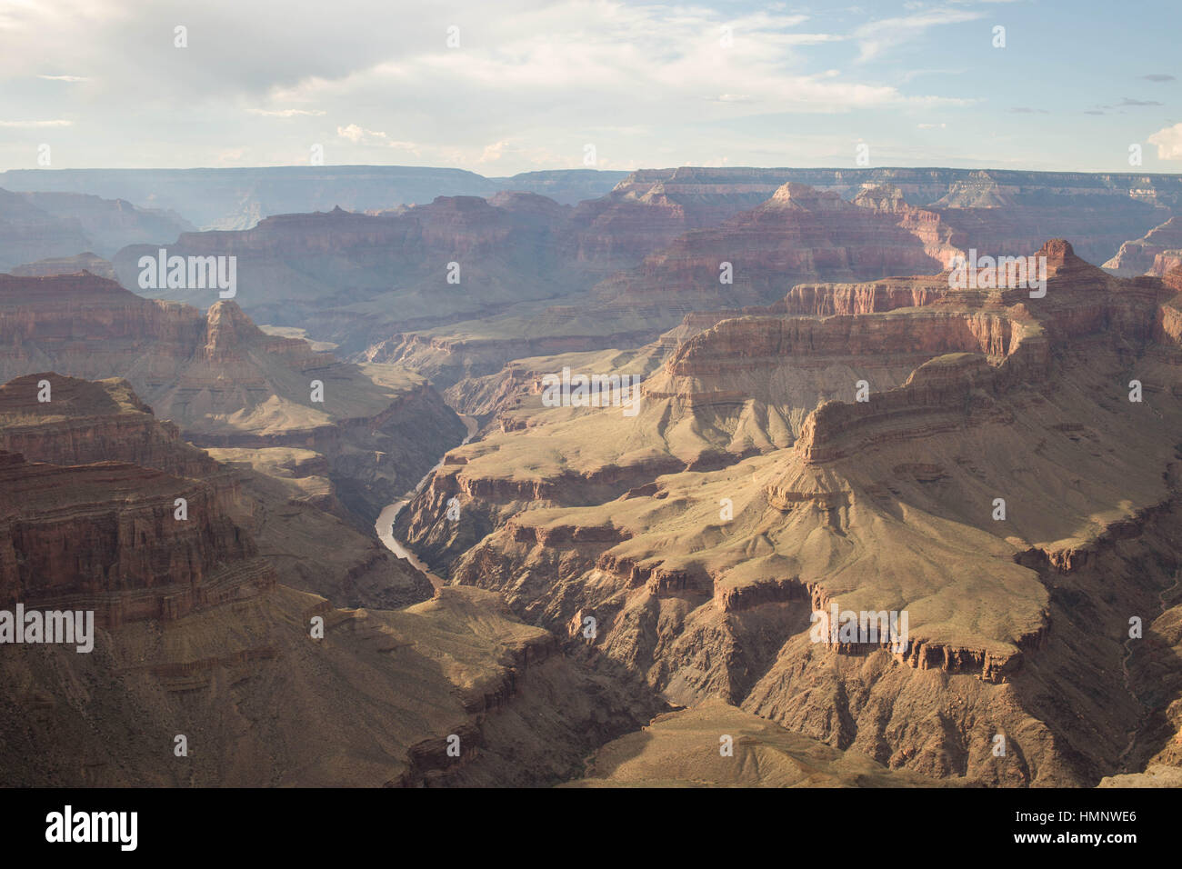 Dreamy view of the Grand Canyon of Colorado. Arizona Stock Photo - Alamy