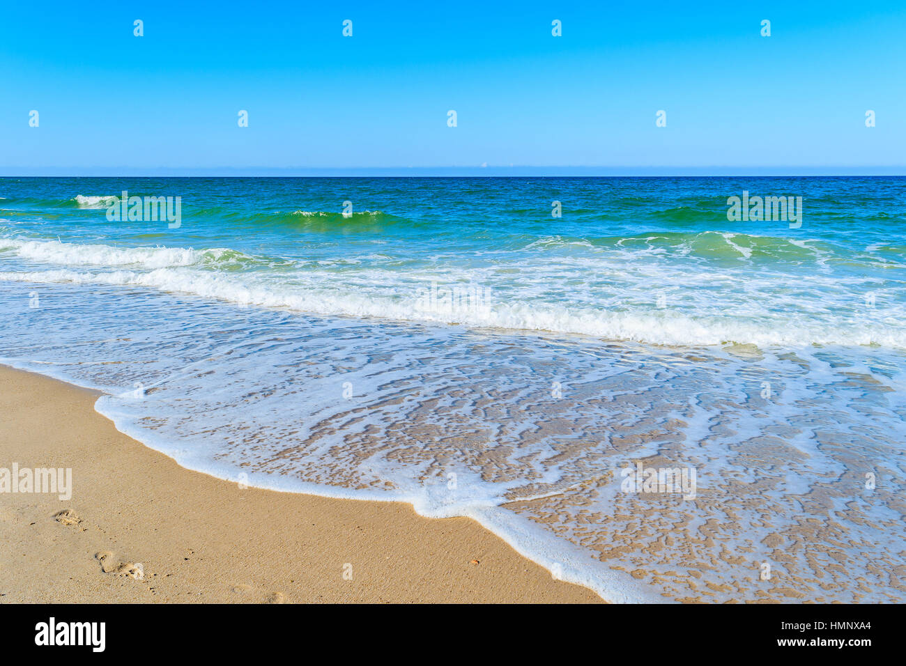 Sea waves on a beach, Sylt island, Germany Stock Photo - Alamy