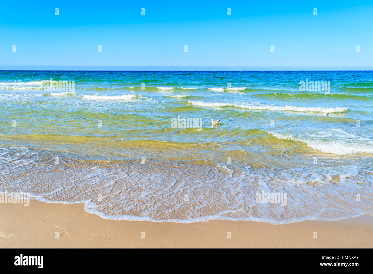 Sea waves on a beach, Sylt island, Germany Stock Photo - Alamy