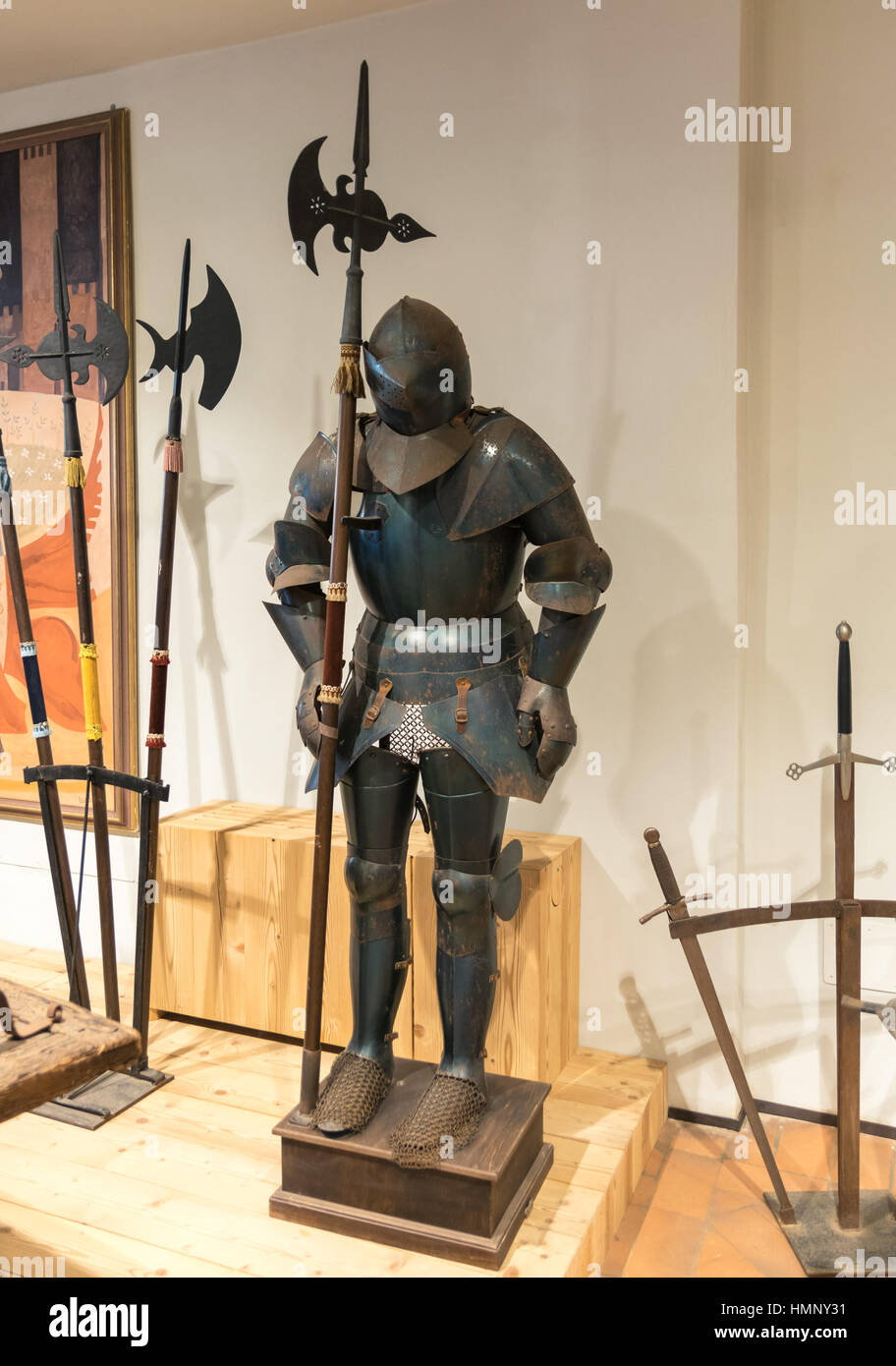 Medieval armor halberd hi-res stock photography and images - Alamy