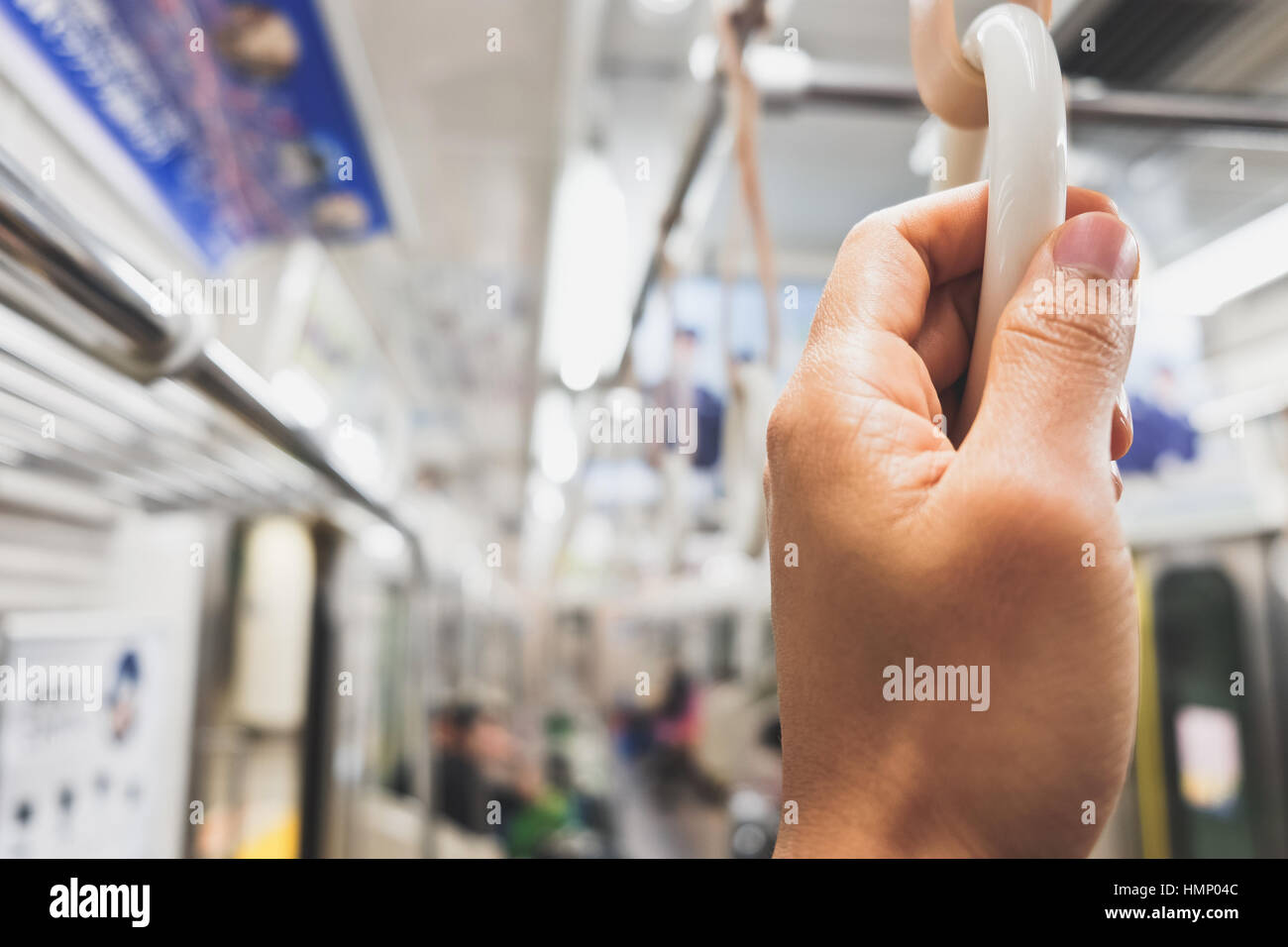 Hand gripping railing hi-res stock photography and images - Alamy