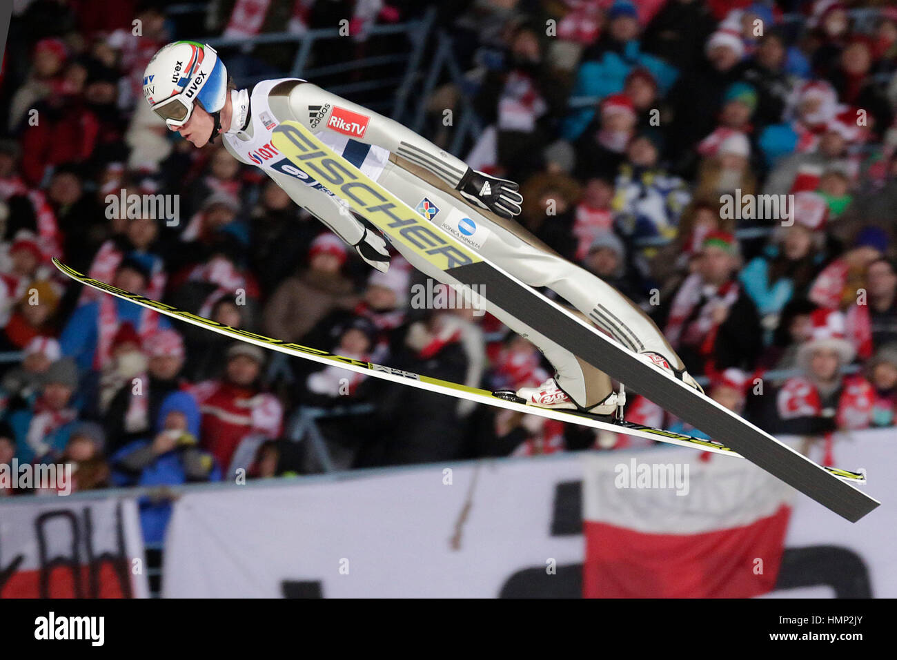 ZAKOPANE, POLAND - JANUARY 23, 2016: FIS Ski Jumping World Cup in ...