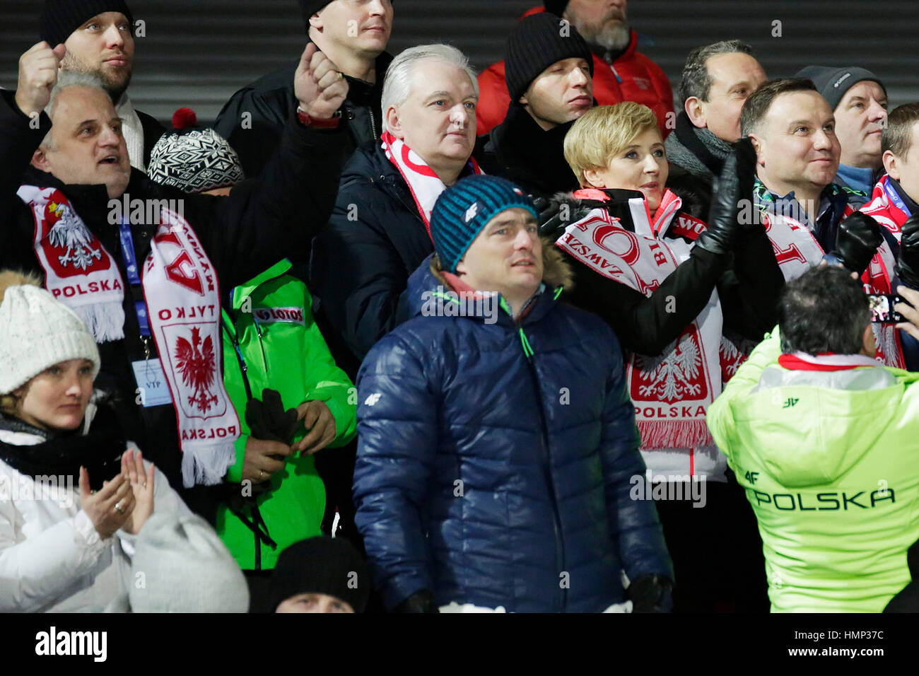 ZAKOPANE, POLAND - JANUARY 24, 2016: FIS Ski Jumping World Cup in ...