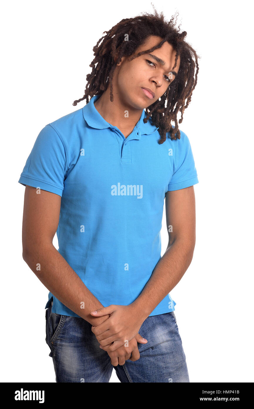 Tired teen boy Stock Photo - Alamy