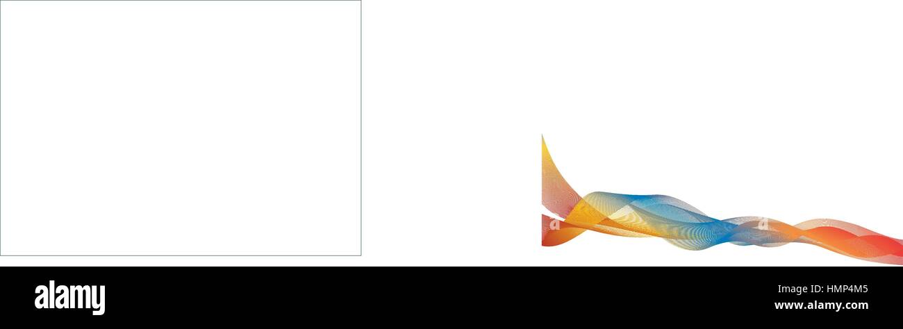 Abstract color lines on a white background - vector Stock Vector Image ...