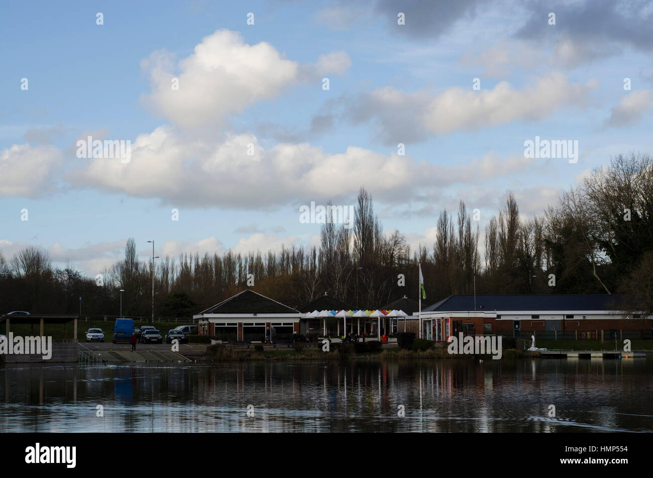 Lake views at Welwyn garden City UK Stock Photo - Alamy