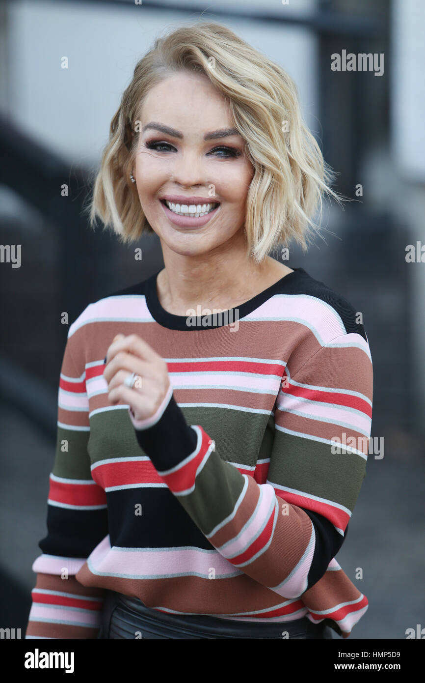 Katie Piper outside ITV Studios today Featuring: Katie Piper Where ...