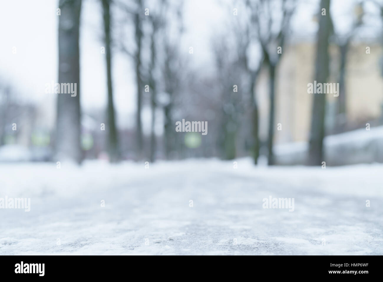 Low angle snow street hi-res stock photography and images - Alamy