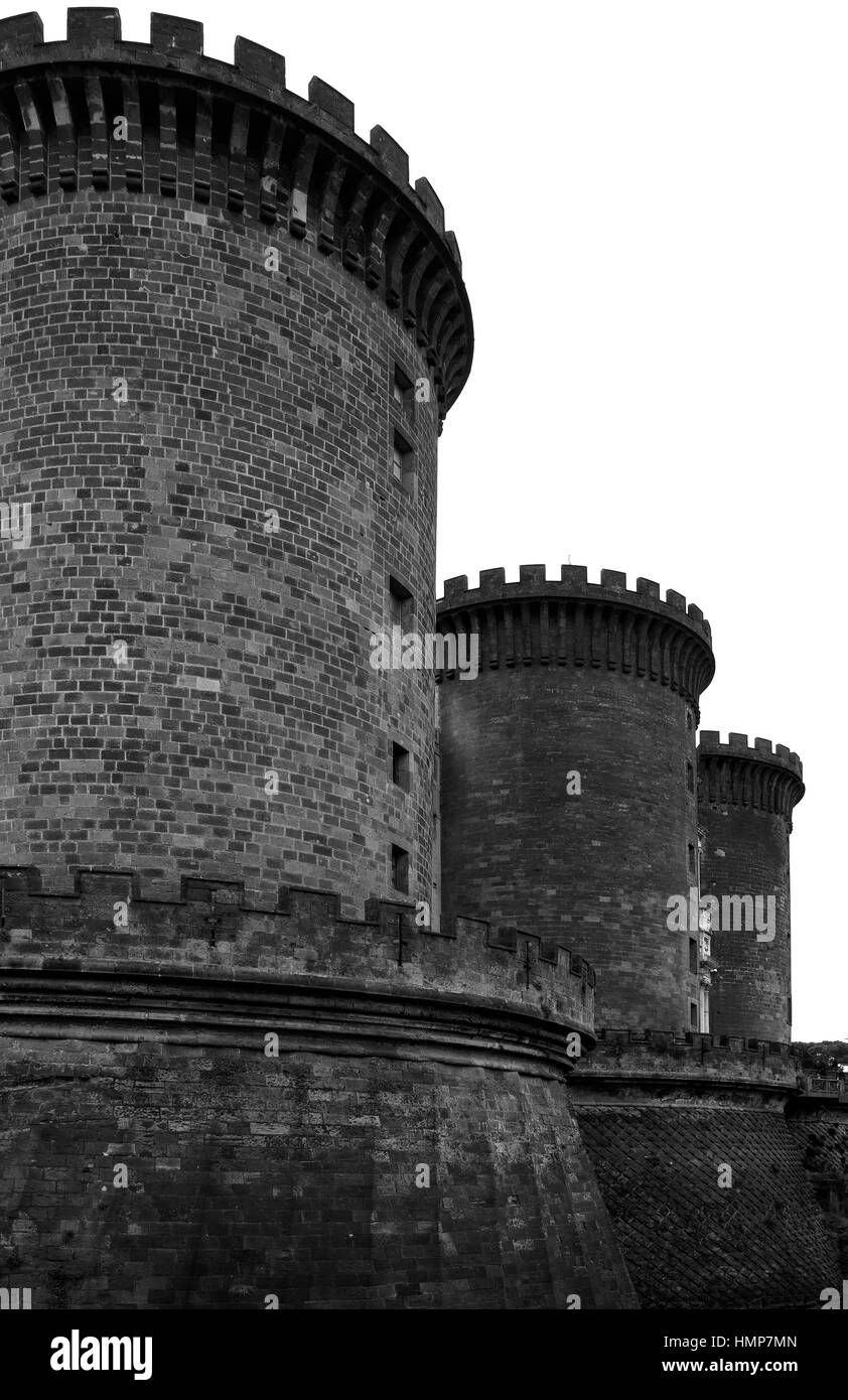 Maschio Angioino castle Naples, Italy Stock Photo - Alamy