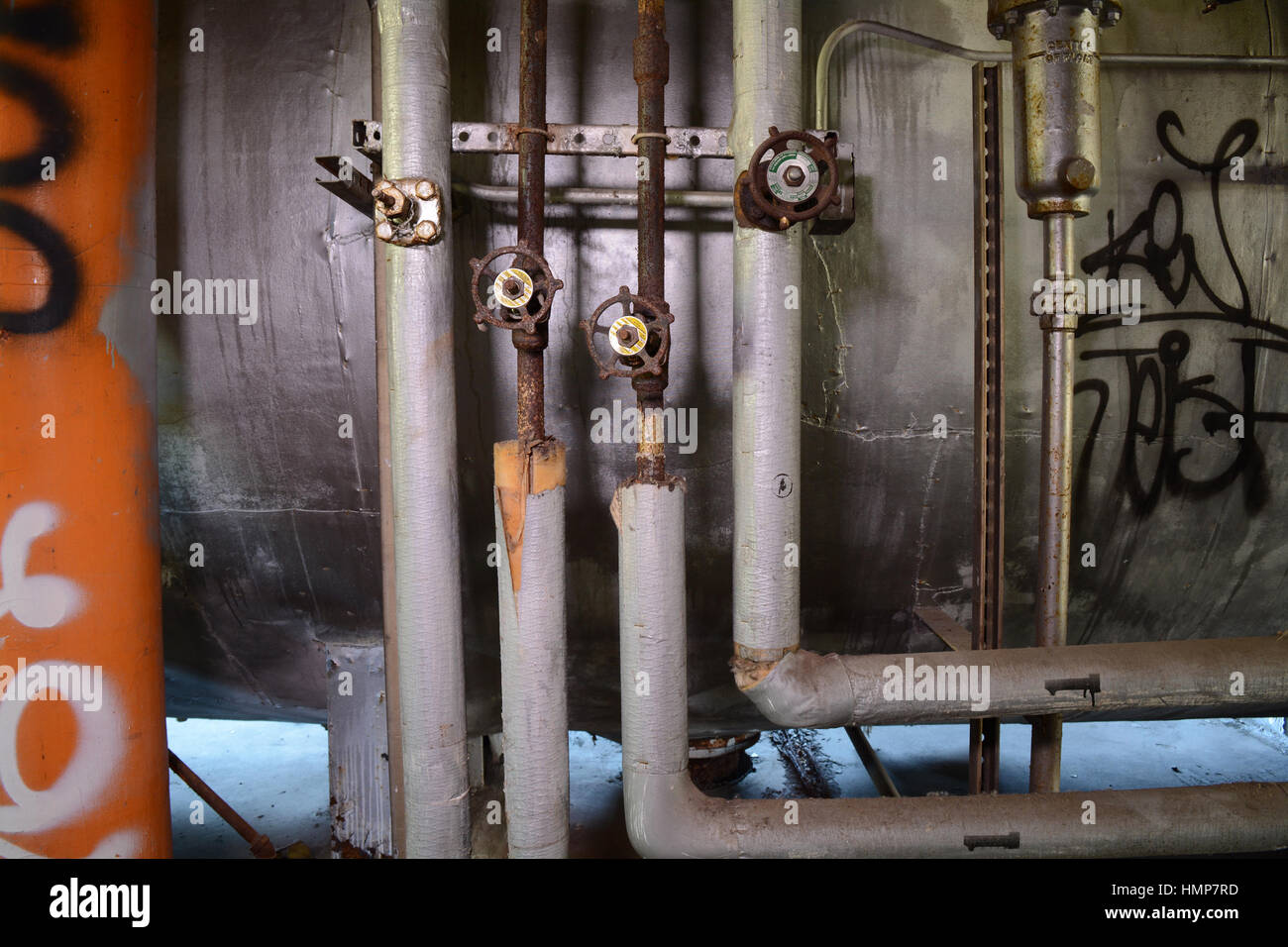 Hvac system pipes boiler hi-res stock photography and images - Alamy