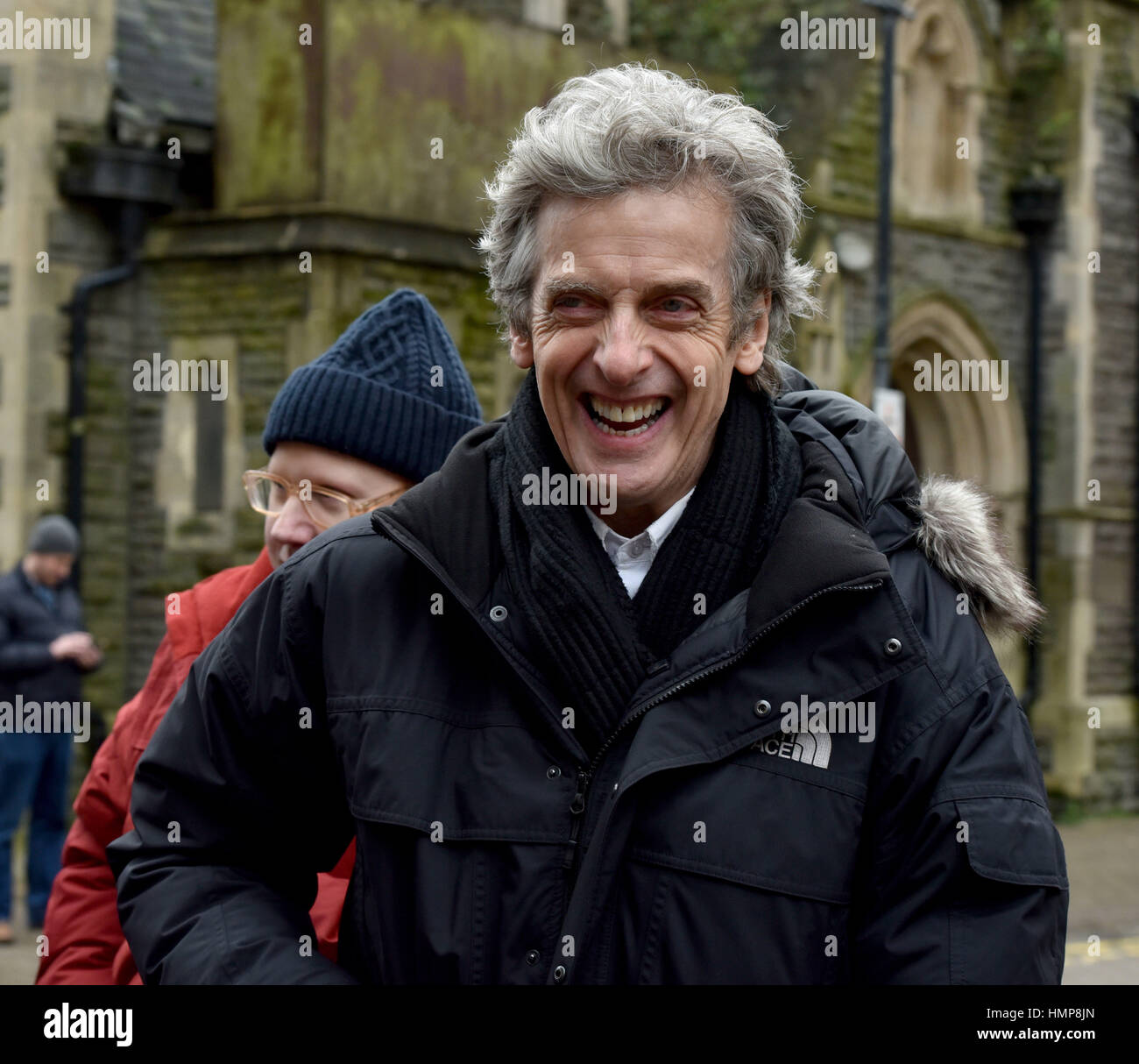 BBC Doctor Who, filming in Mount Stuart Square, Cardiff Actors Peter ...