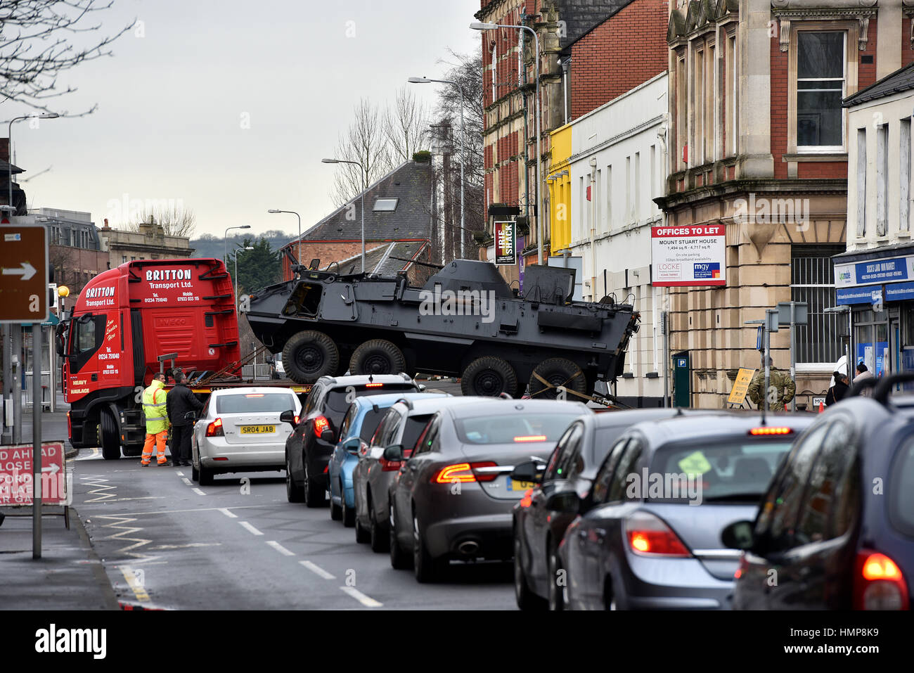 BBC Doctor Who, filming in Mount Stuart Square, Cardiff Bay. Actors ...