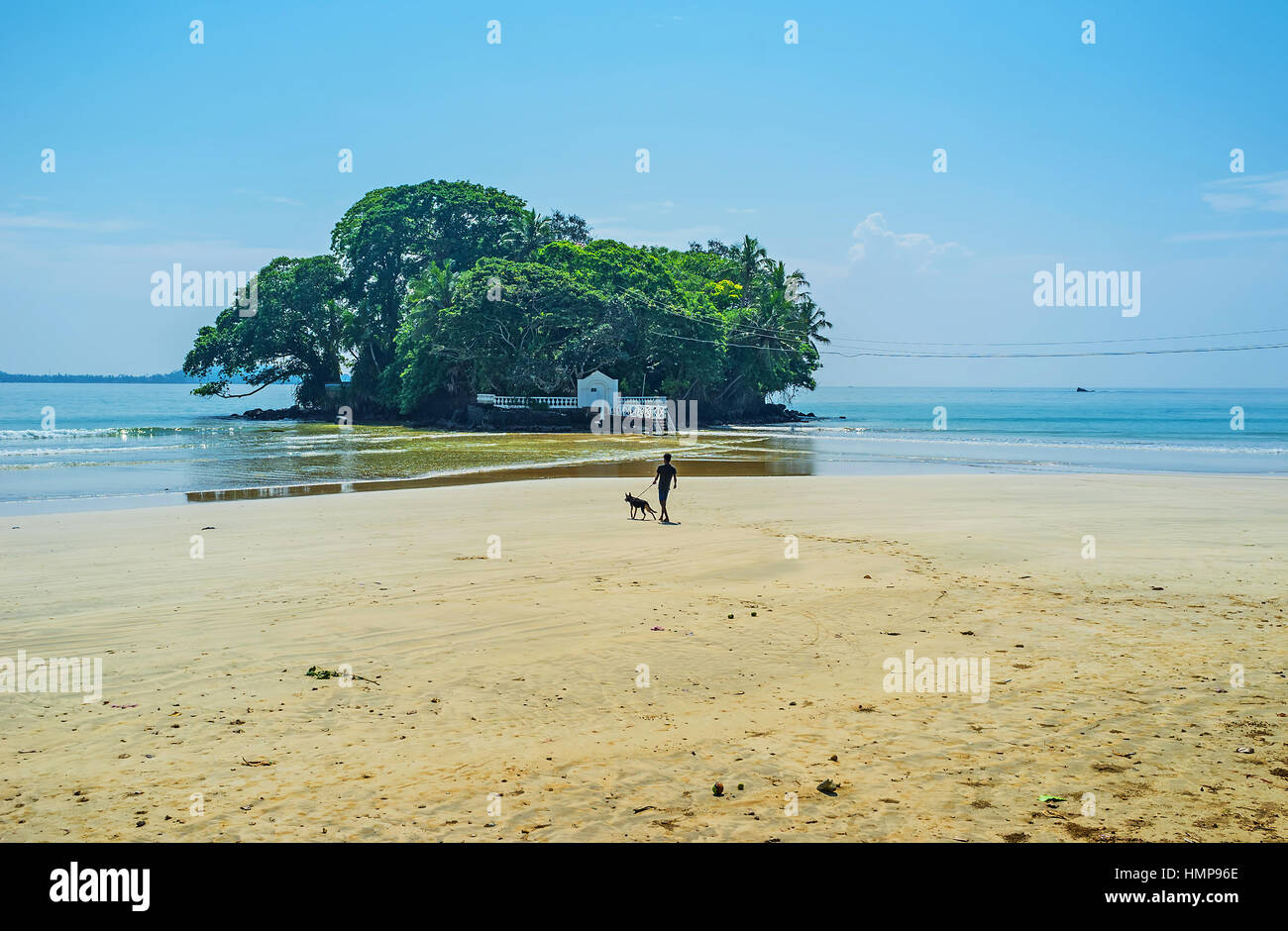 The lush garden on Taprobane Island hides the splendid mansion, located ...
