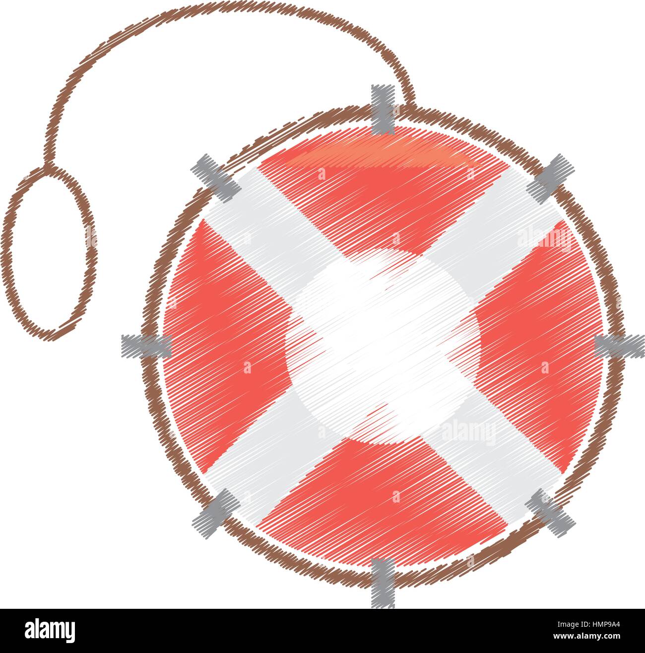 drawing life buoy rescue saver boat vector illustration eps 10 Stock ...