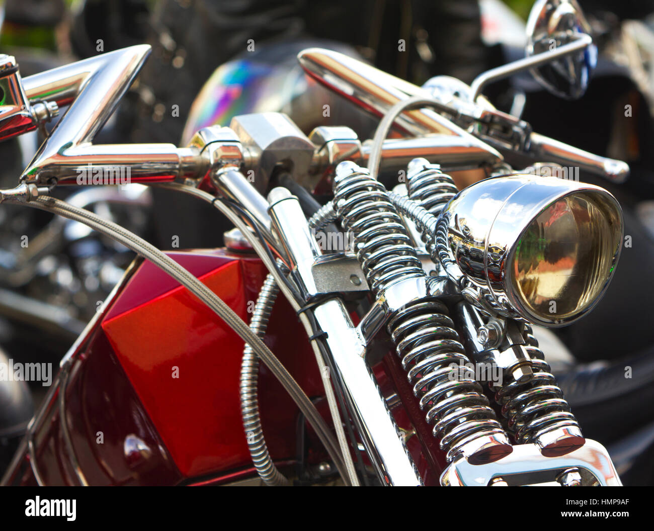 Front of motorcycle Stock Photo - Alamy