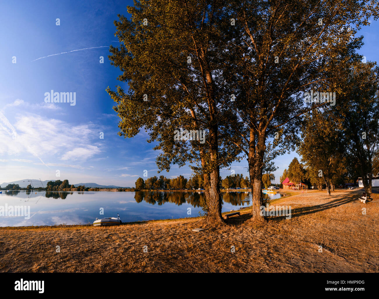 shore near the lake Stock Photo - Alamy