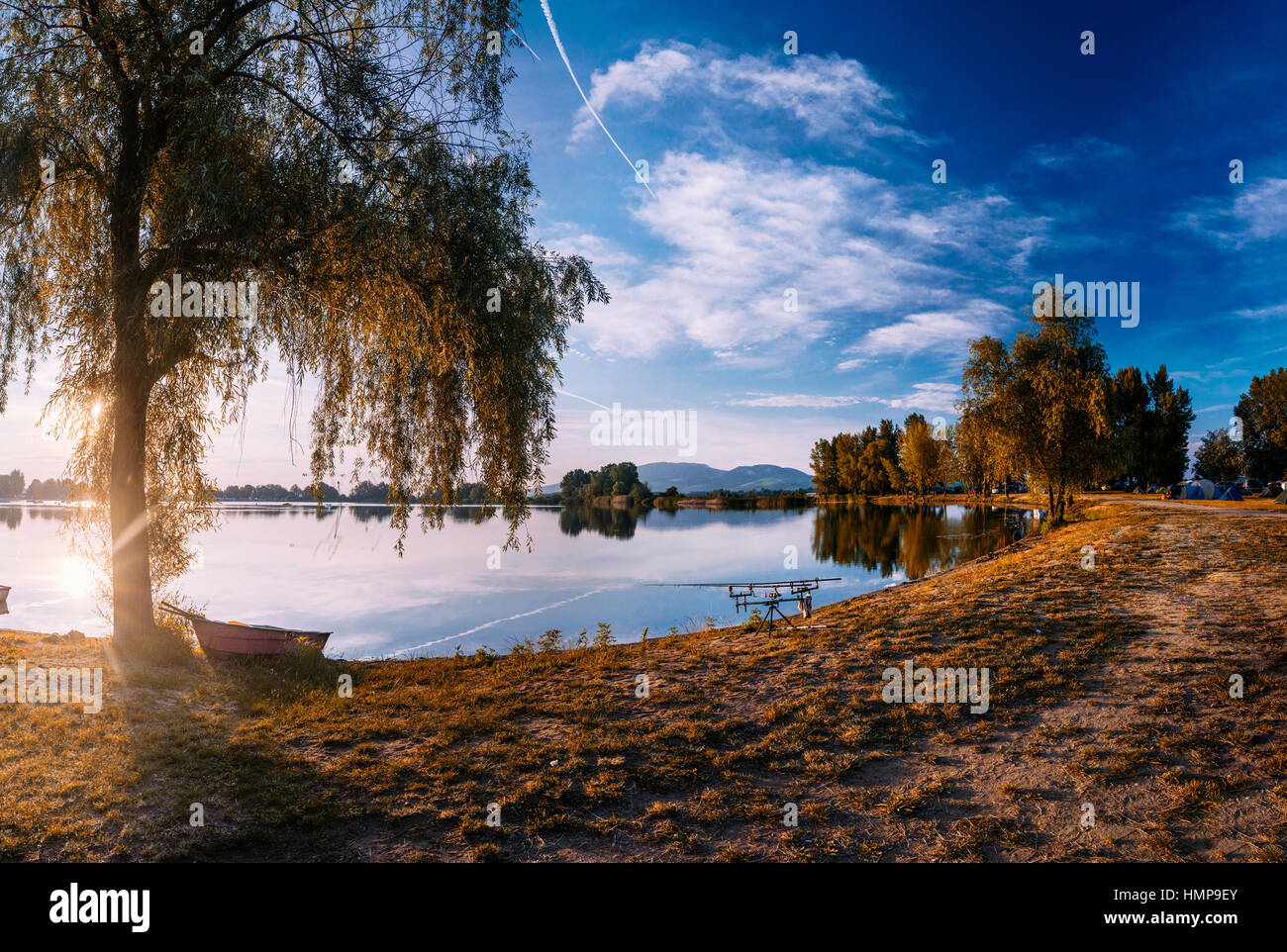 shore near the lake Stock Photo - Alamy