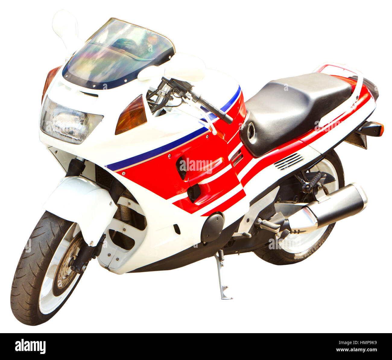 Motorcycle isolated on white background Stock Photo - Alamy