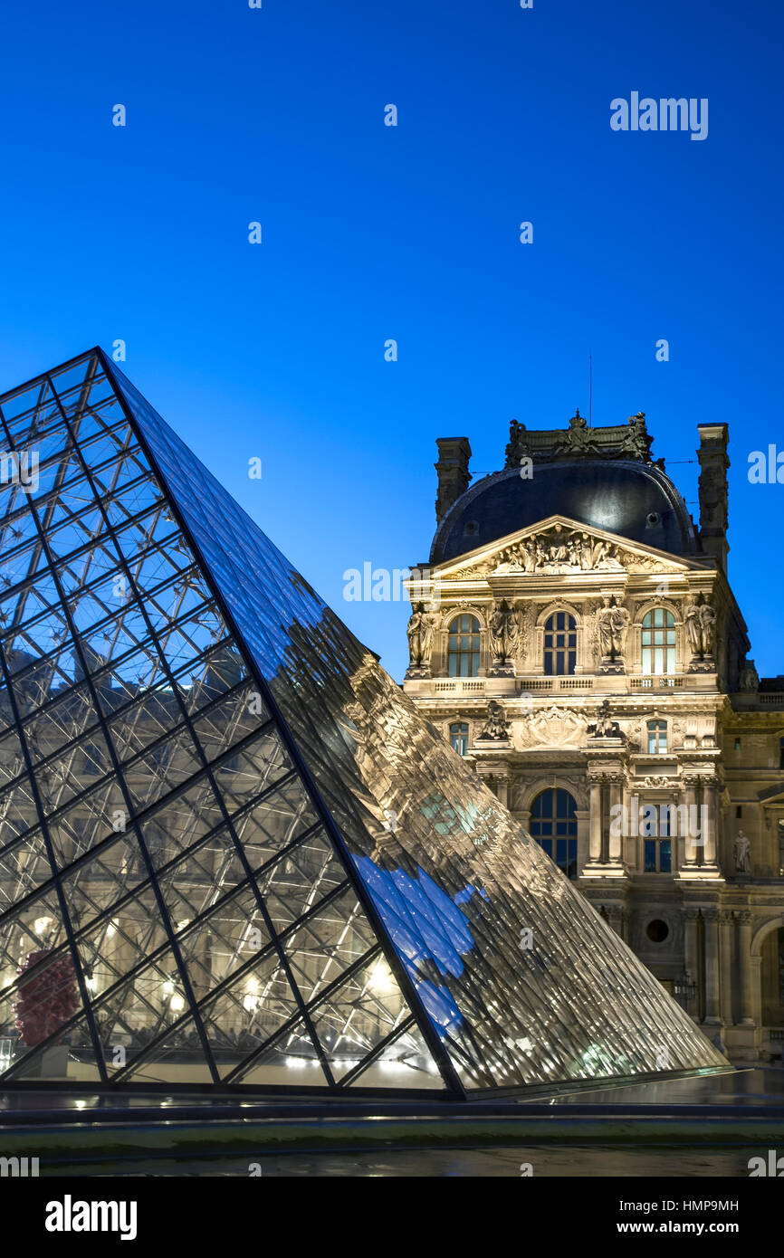 Pyramid/Louvre Museum, Paris, France Stock Photo - Alamy