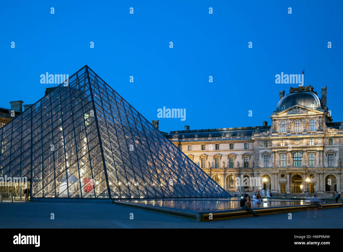Pyramid/Louvre Museum, Paris, France Stock Photo - Alamy