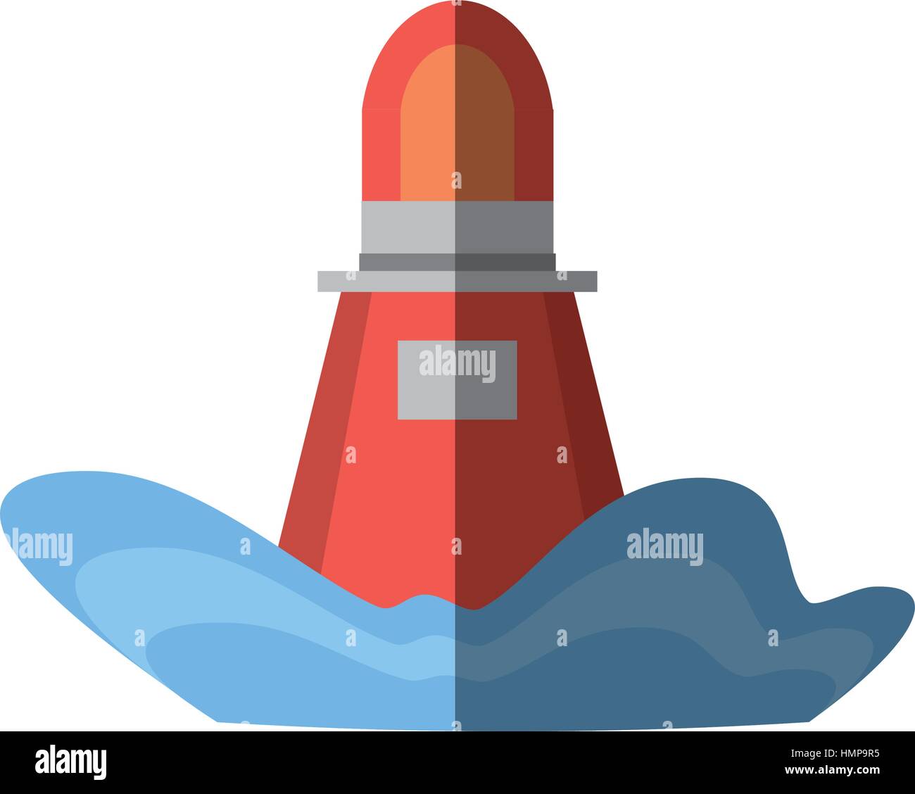 Red ocean marker Stock Vector Images - Alamy