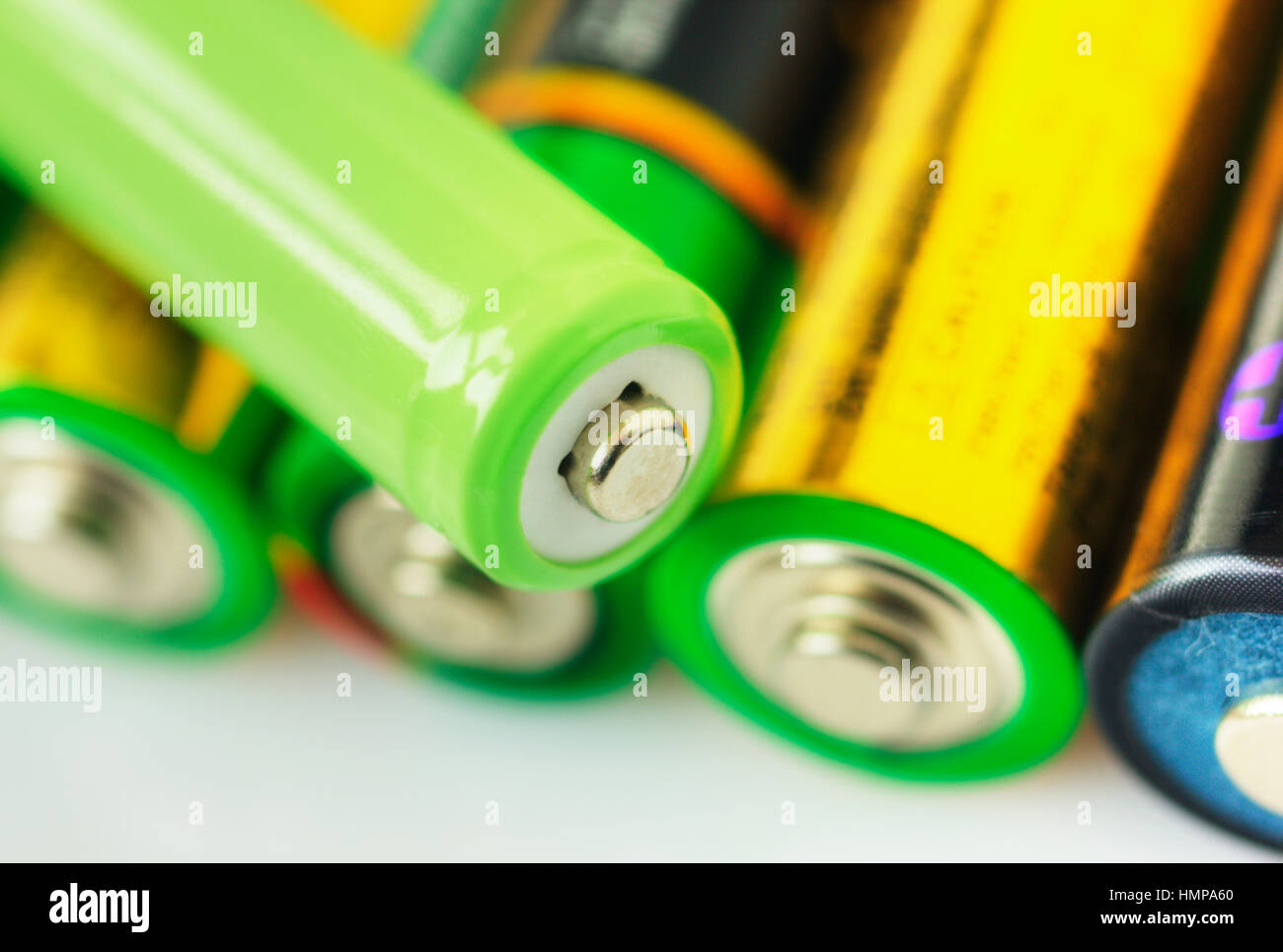 Collection of different batteries Stock Photo - Alamy