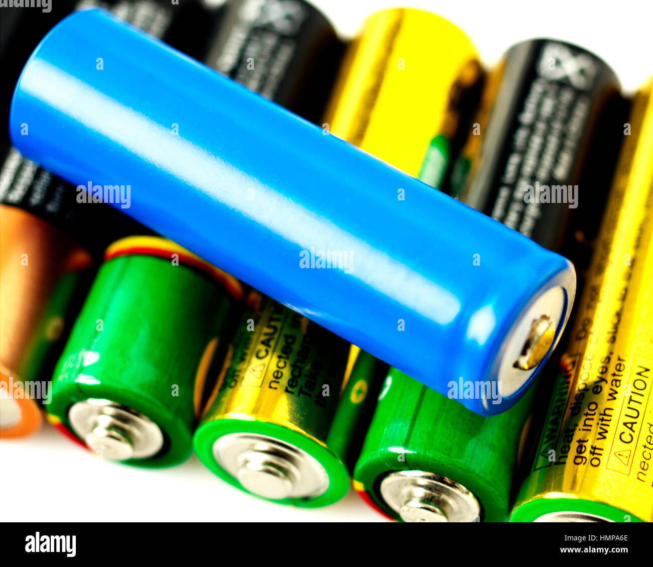 Colorful rechargeable batteries blue hi-res stock photography and ...