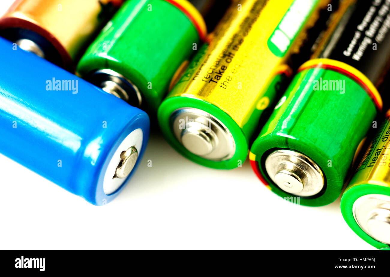 Collection of different batteries Stock Photo - Alamy
