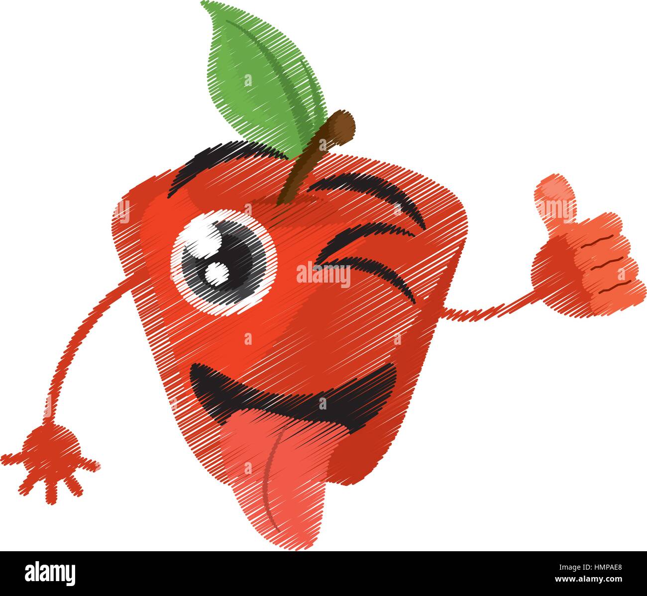 apple expressions silly face Stock Vector Image & Art - Alamy