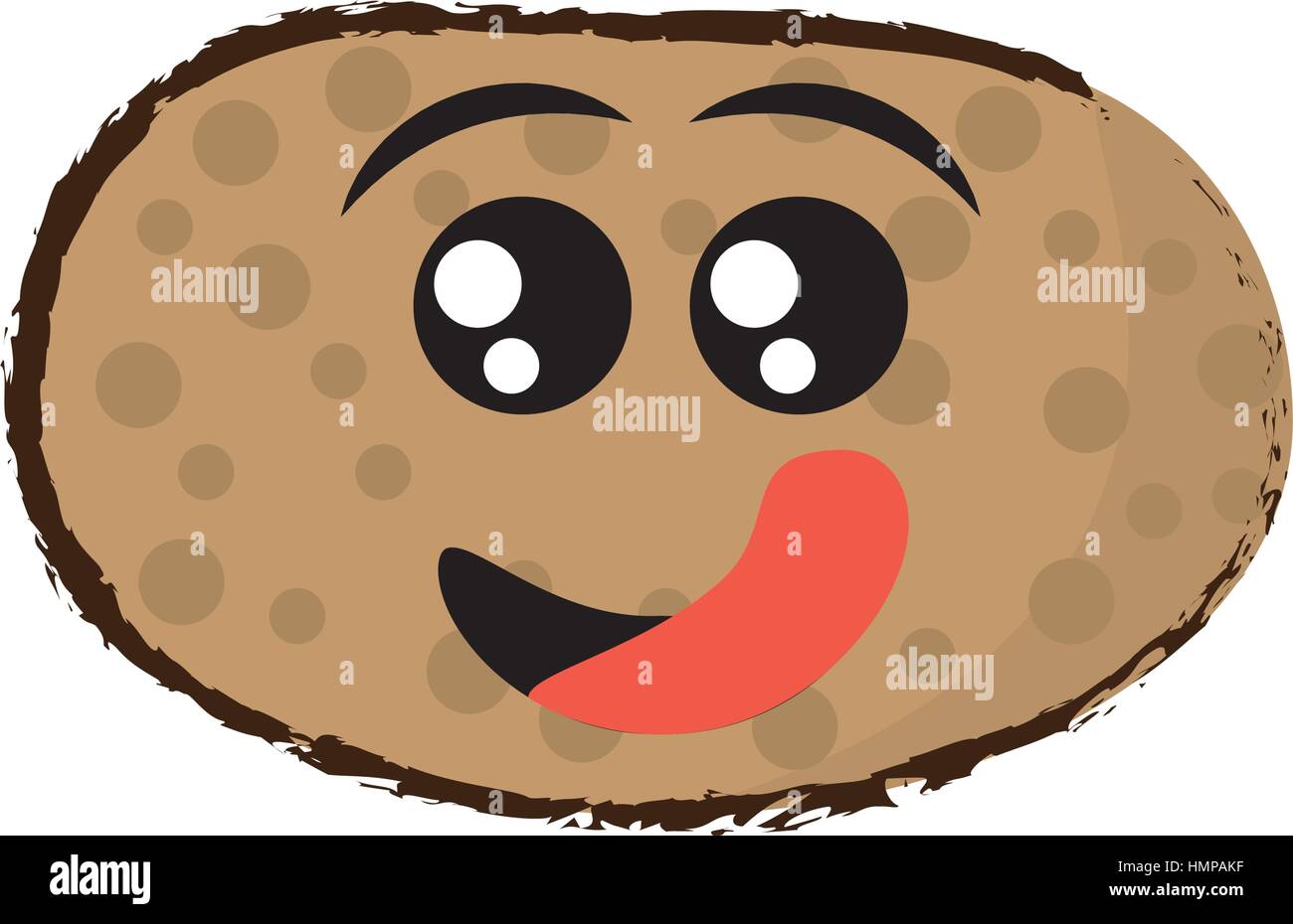 Woman potato chips Stock Vector Images - Alamy