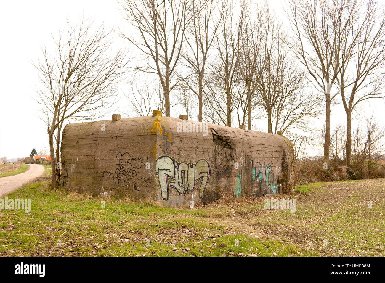 ww2 german bunker somewhere in the polder near Breskens has been ...