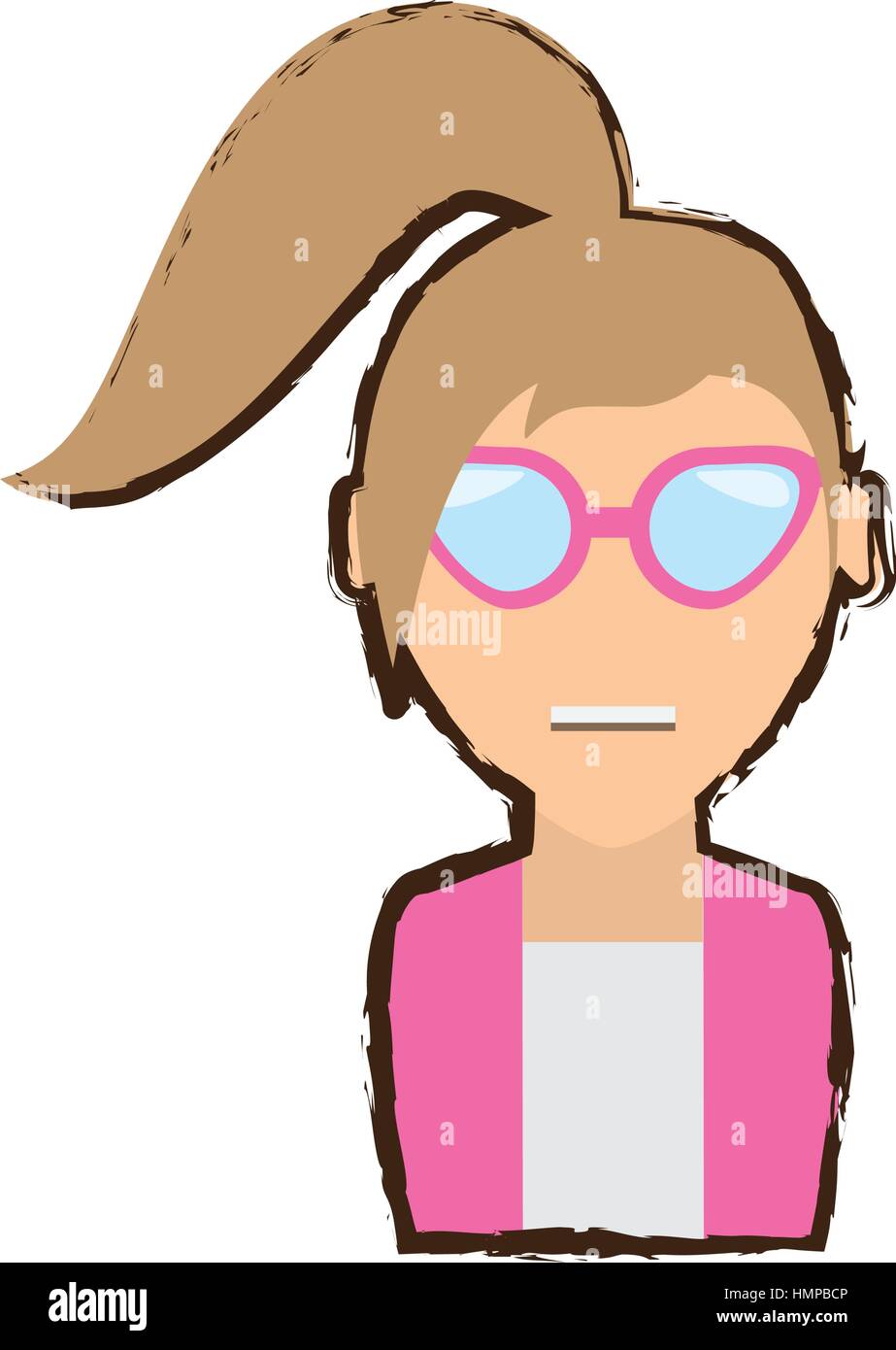 people woman nerd icon image Stock Vector Image & Art - Alamy