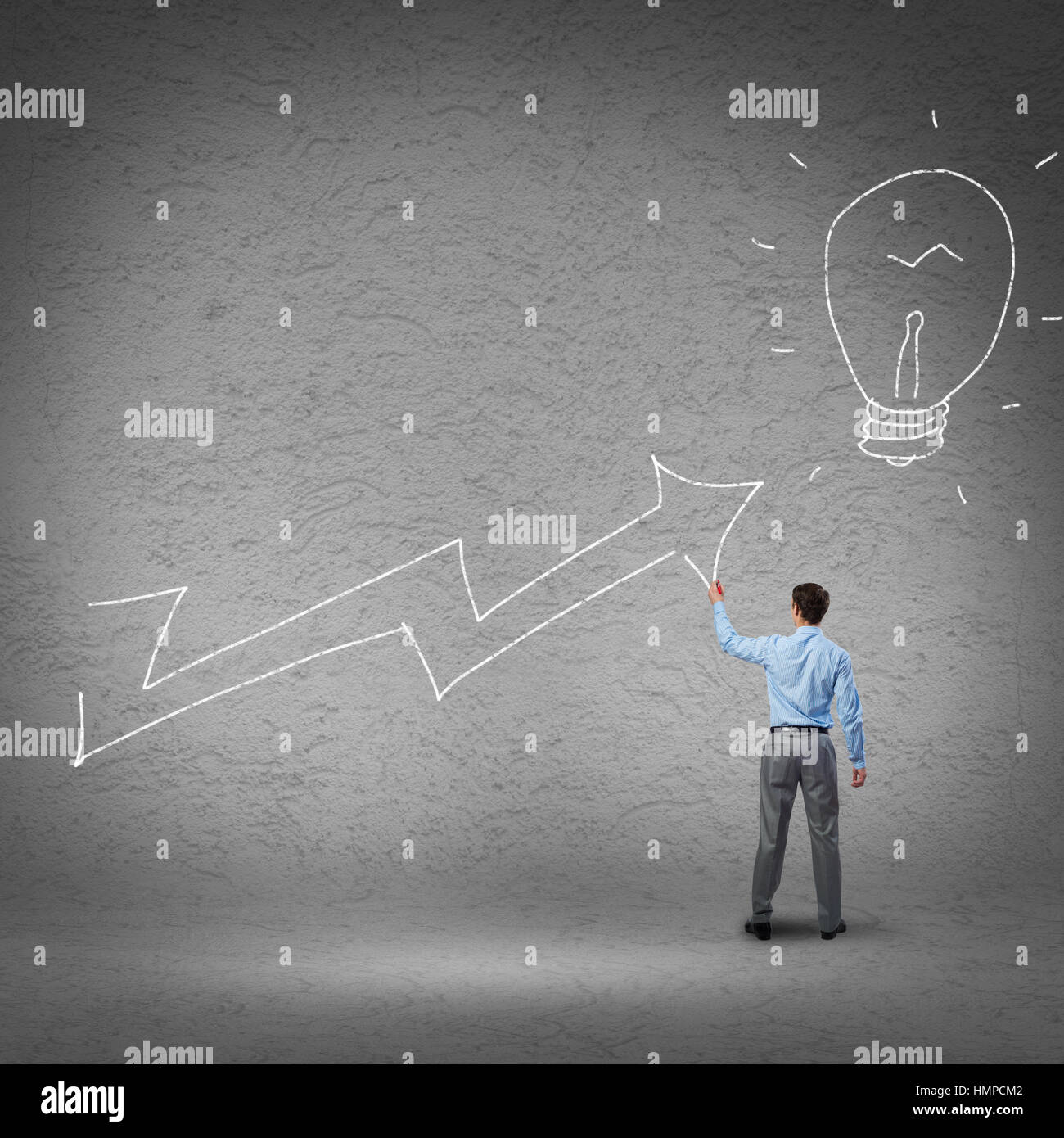 Grow and success concept Stock Photo - Alamy