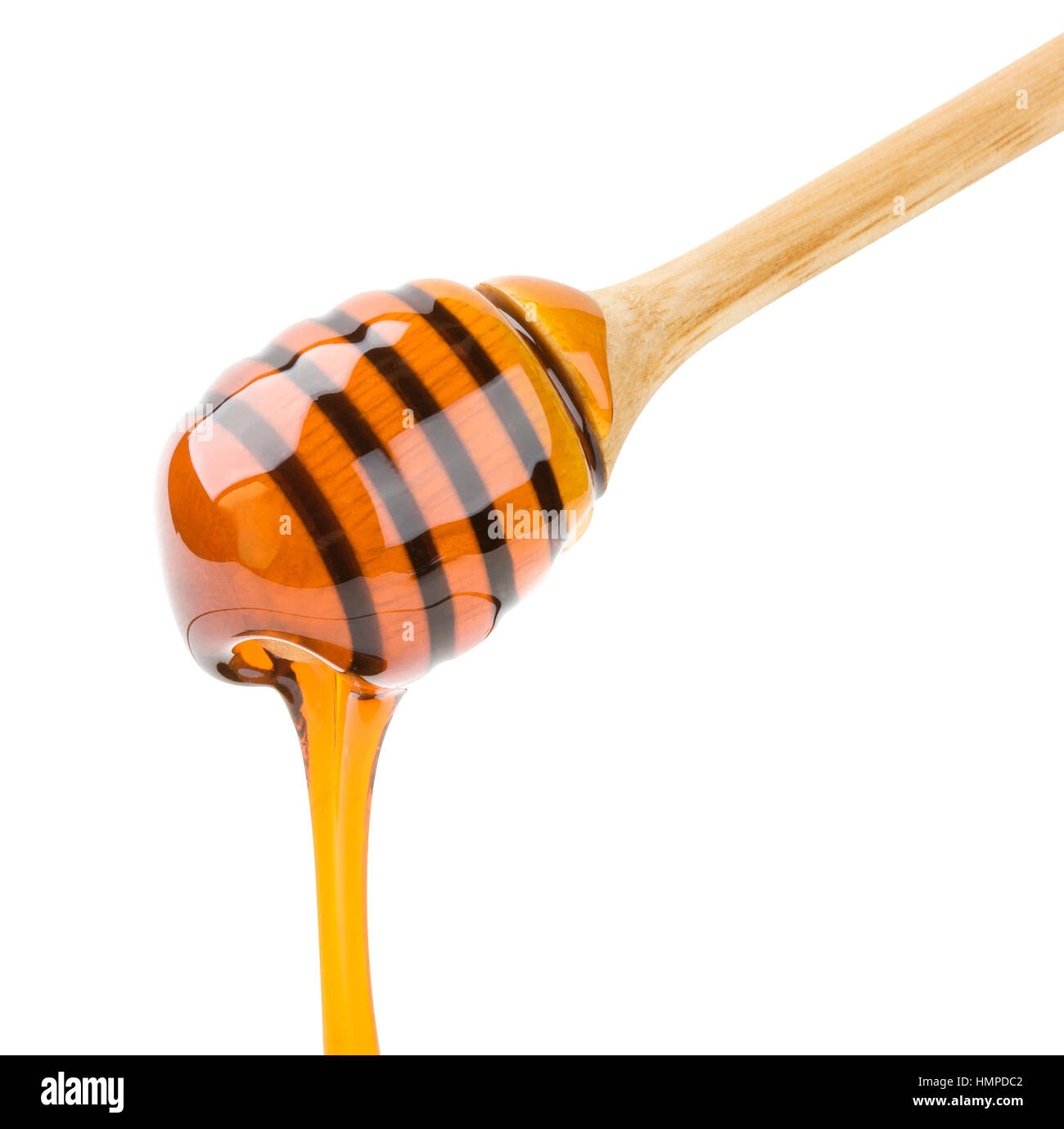 Honey stick isolated on white Stock Photo - Alamy