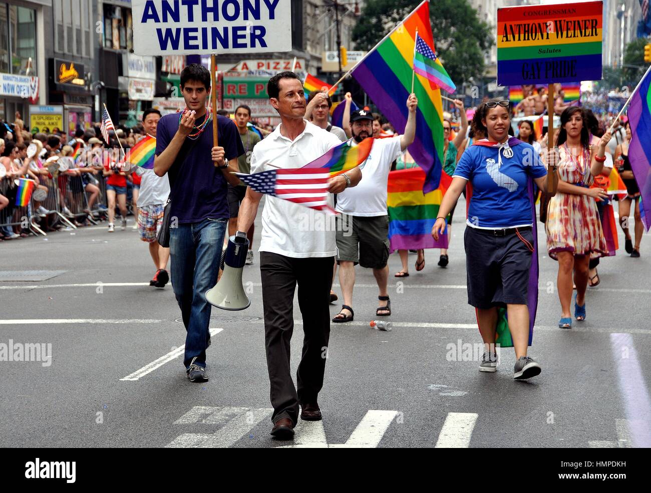 New York City - June 26, 2010: Former U. S. Congressman Anthony Weiner ...