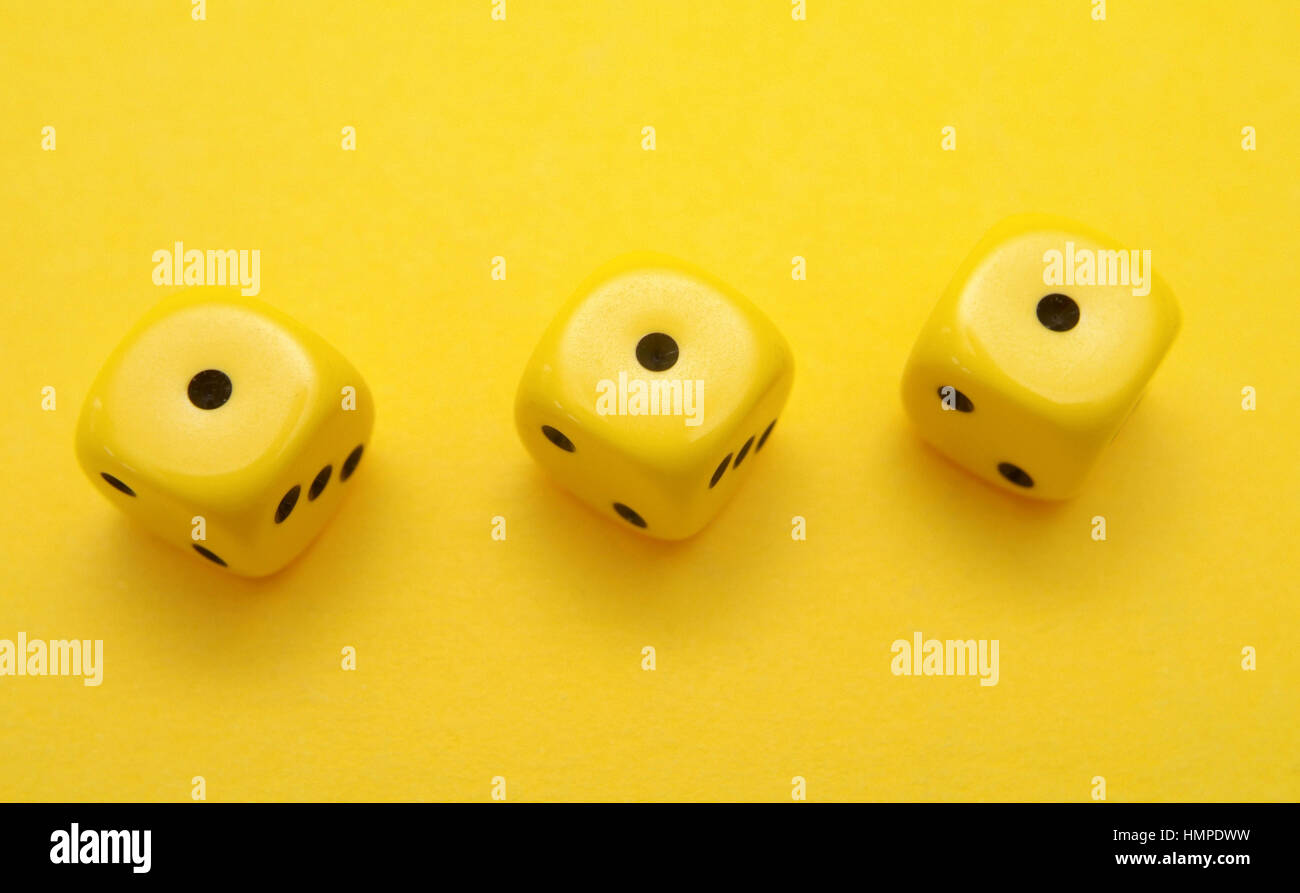Three pips dice hi-res stock photography and images - Alamy