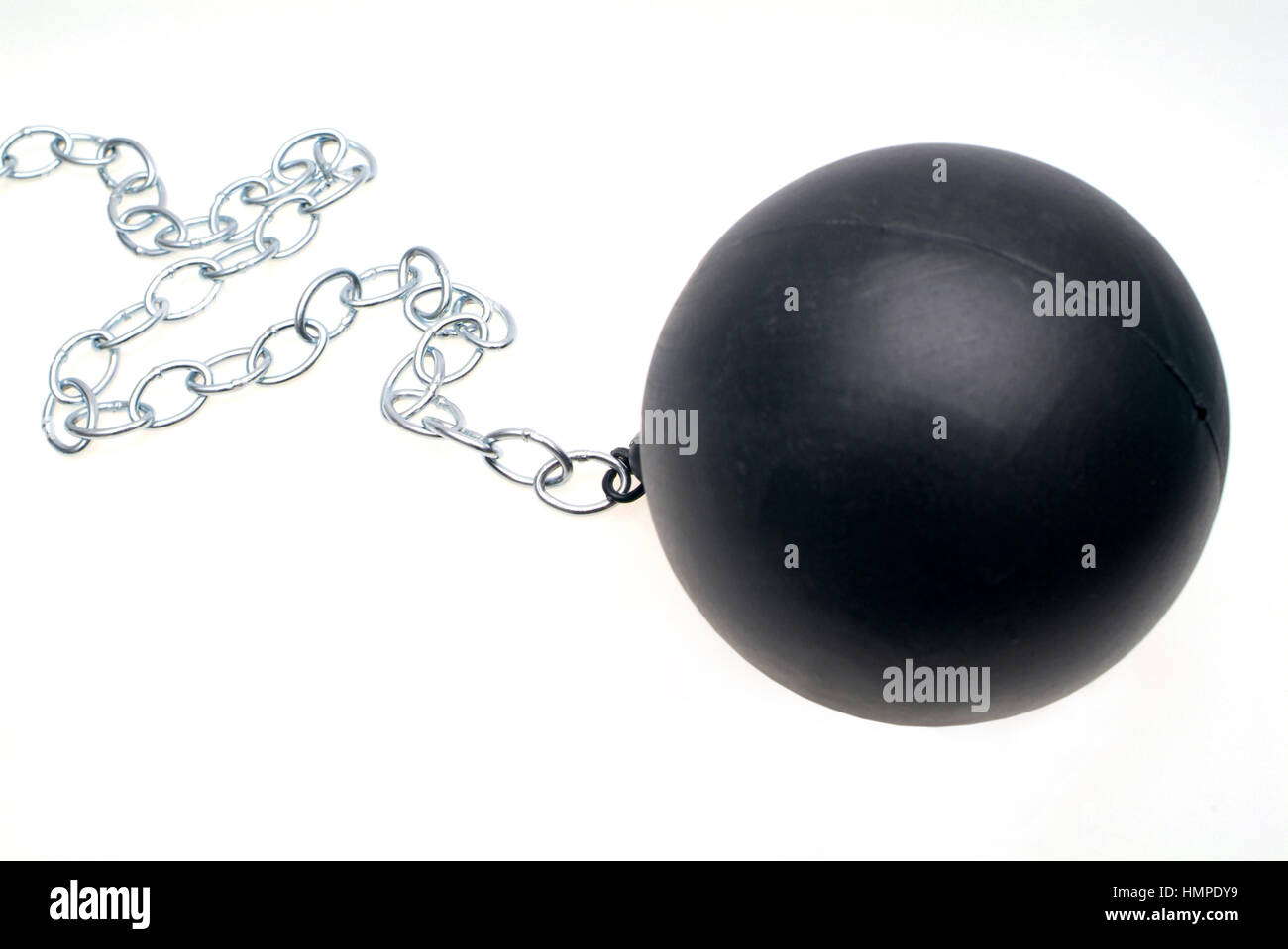 Ball and chain Stock Photo - Alamy