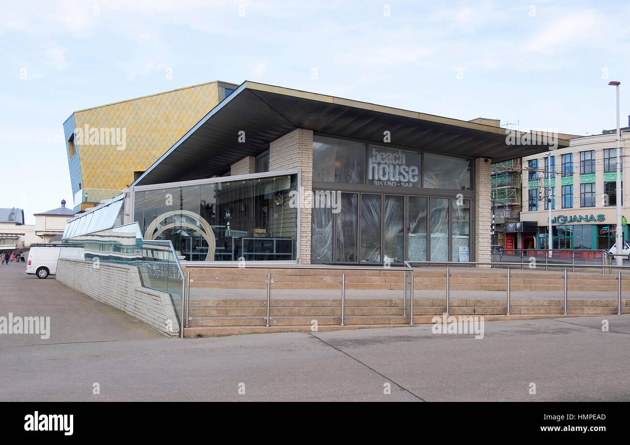 Wedding Chapel and Bar on Blackpool Seafront Stock Photo - Alamy