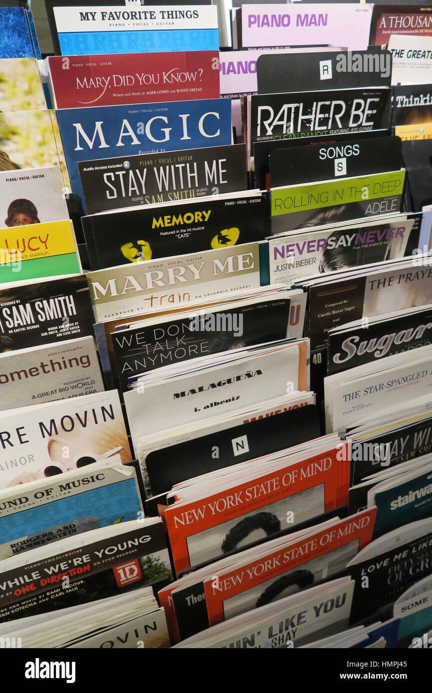 Sheet Music Rack, Sam Ash Music Superstore, 333 W.34th Street, NYC ...