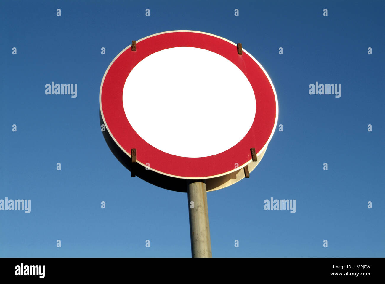 Traffic sign No vehicles Stock Photo - Alamy