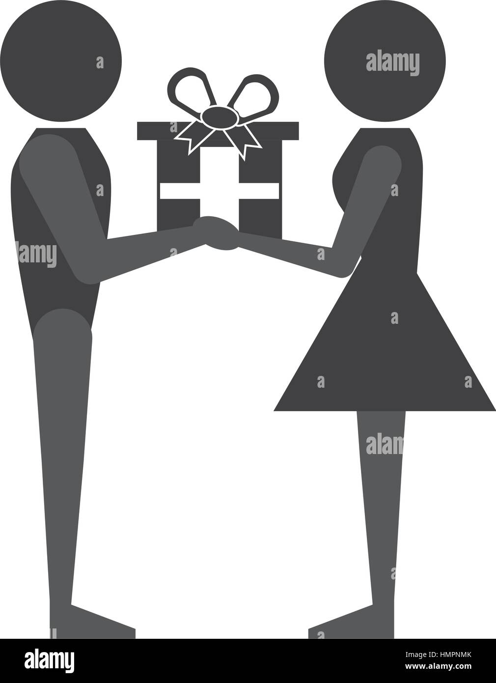 people giving a gift icon Stock Vector Image & Art - Alamy