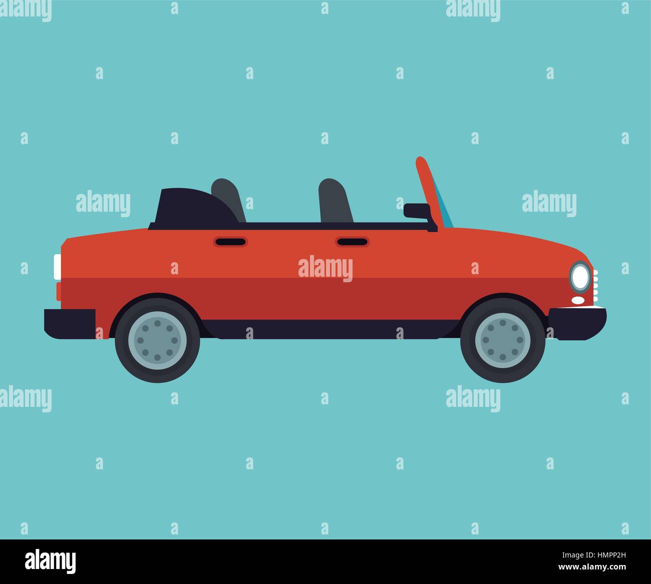 convertible car sport vehicle Stock Vector Image & Art - Alamy