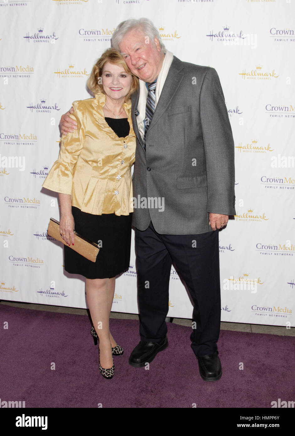 James Best and his wife, Dorothy, arrive for the Hallmark Channel and ...
