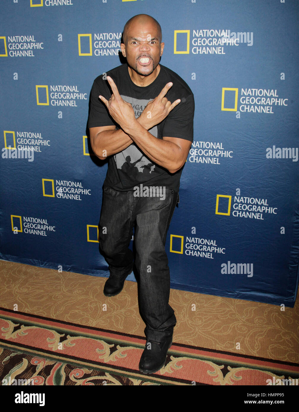 Darryl DMC McDaniels arrives for the National Geographic Channel TCA ...