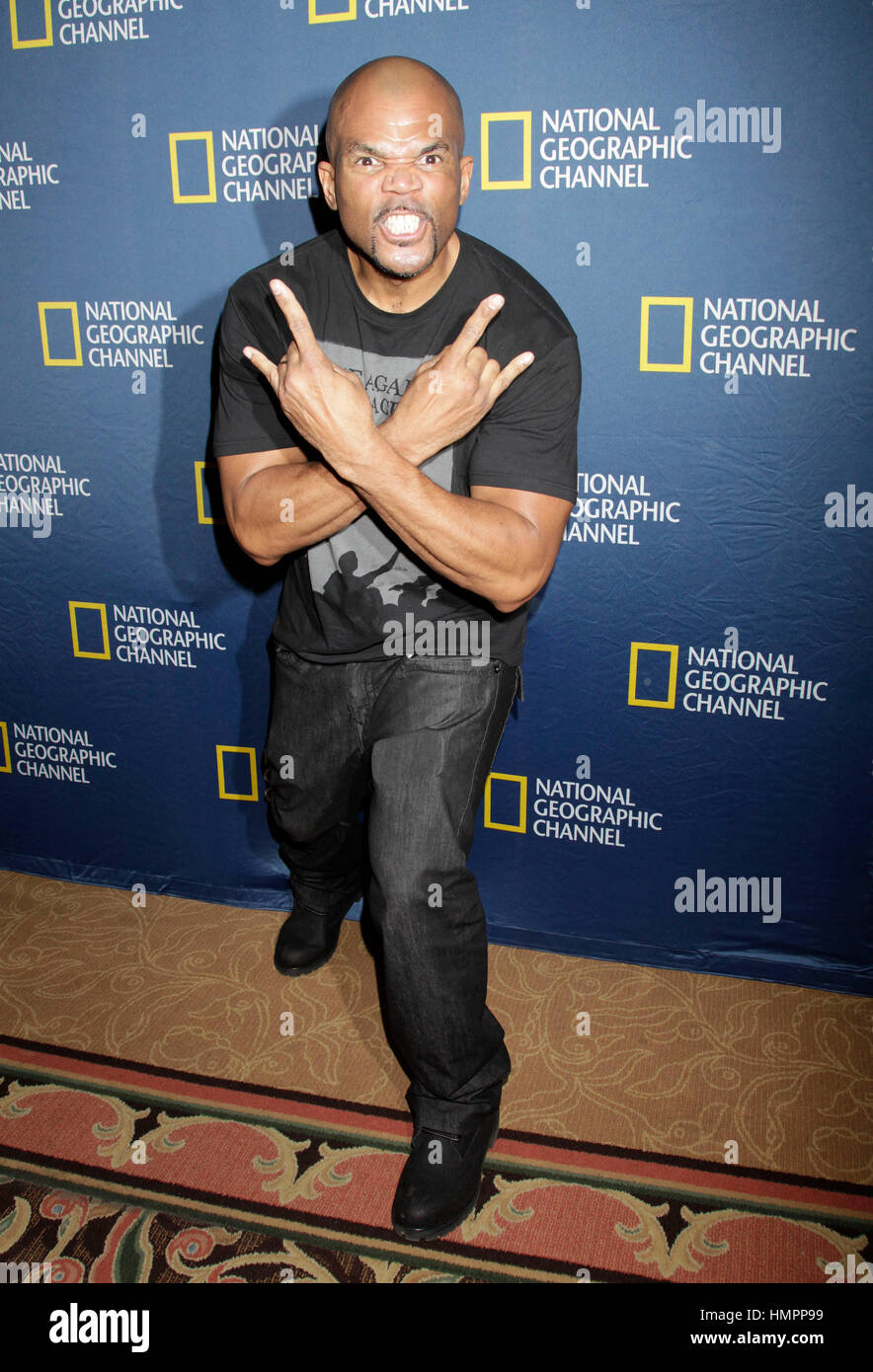 Darryl DMC McDaniels arrives for the National Geographic Channel TCA ...