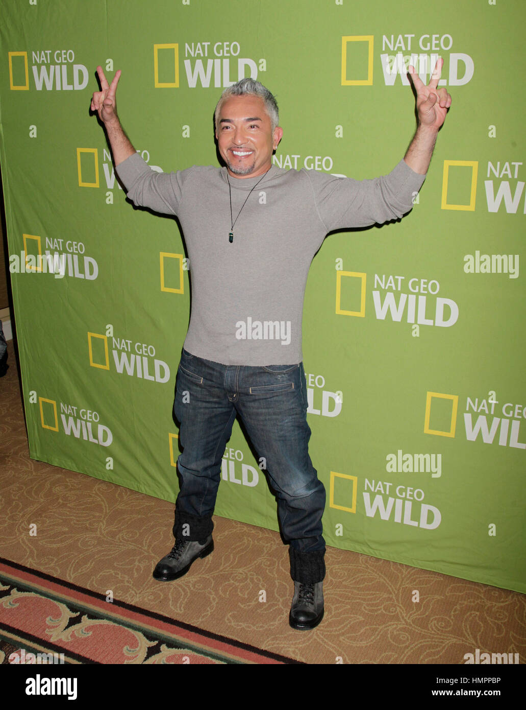 Cesar Millan arrives for the National Geographic Channel TCA Party on ...